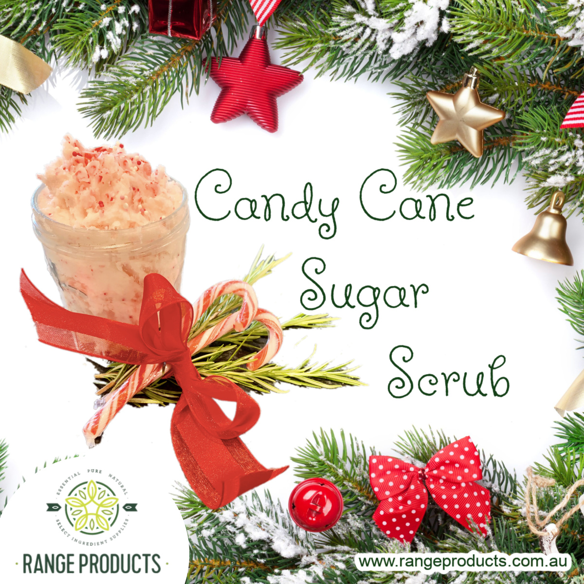 Candy Cane Sugar Scrub – Range Products